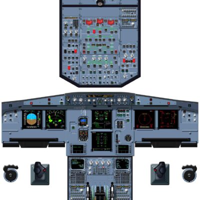 Airbus A220/A320/A350 Cockpit Posters | CockpitPosters.co.uk
